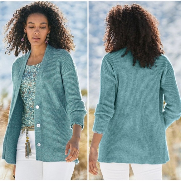 Peruvian Connection | Sweaters | Peruvian Connection Ribbed Boyfriend ...